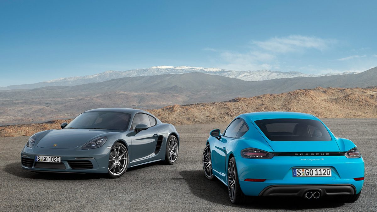 El Porsche 718 Cayman también es turbo de 300 CV