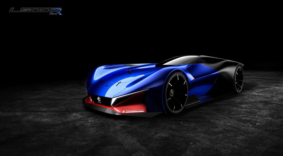 Peugeot L500 R Hybrid, tributo híbrido de 500 CV a la Indy