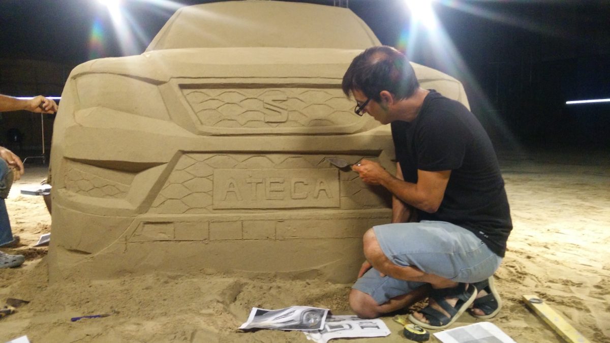 El sorprendente Seat Ateca... de arena de playa