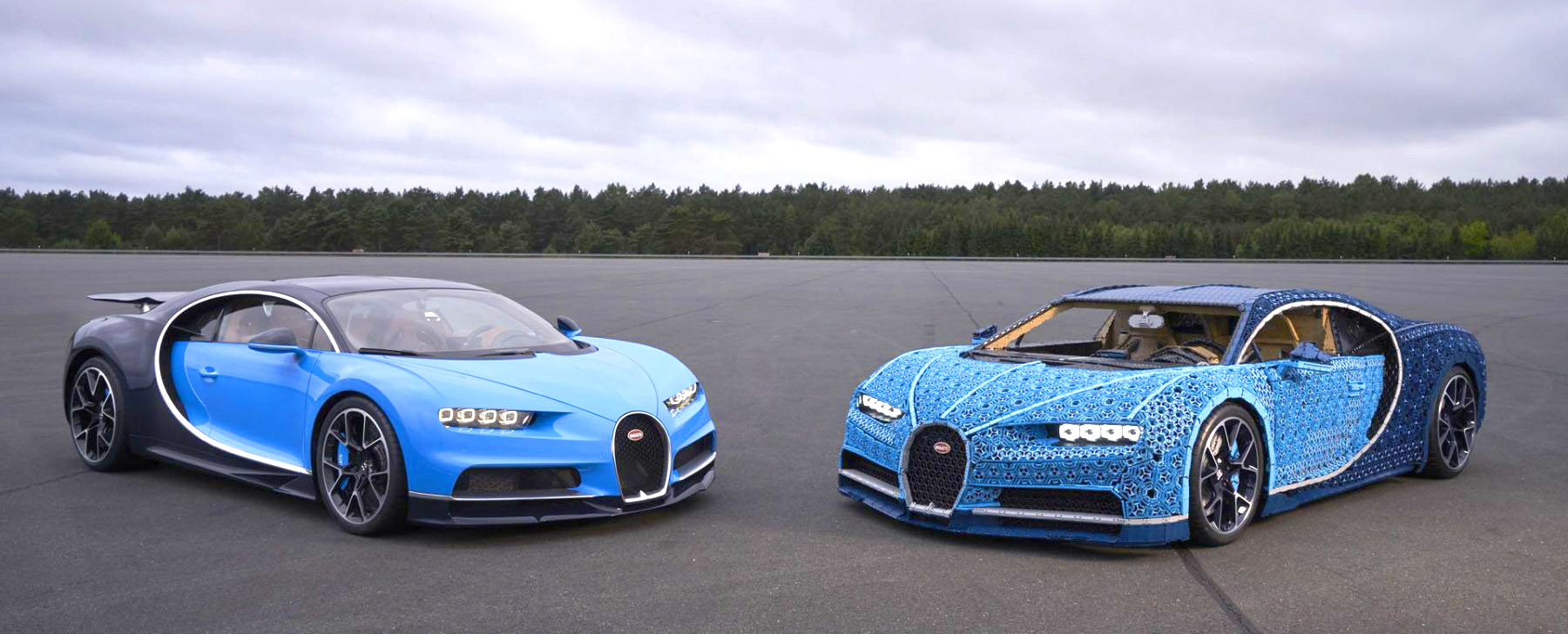 Un Bugatti Chiron de Lego a escala real... ¡que se puede conducir ...