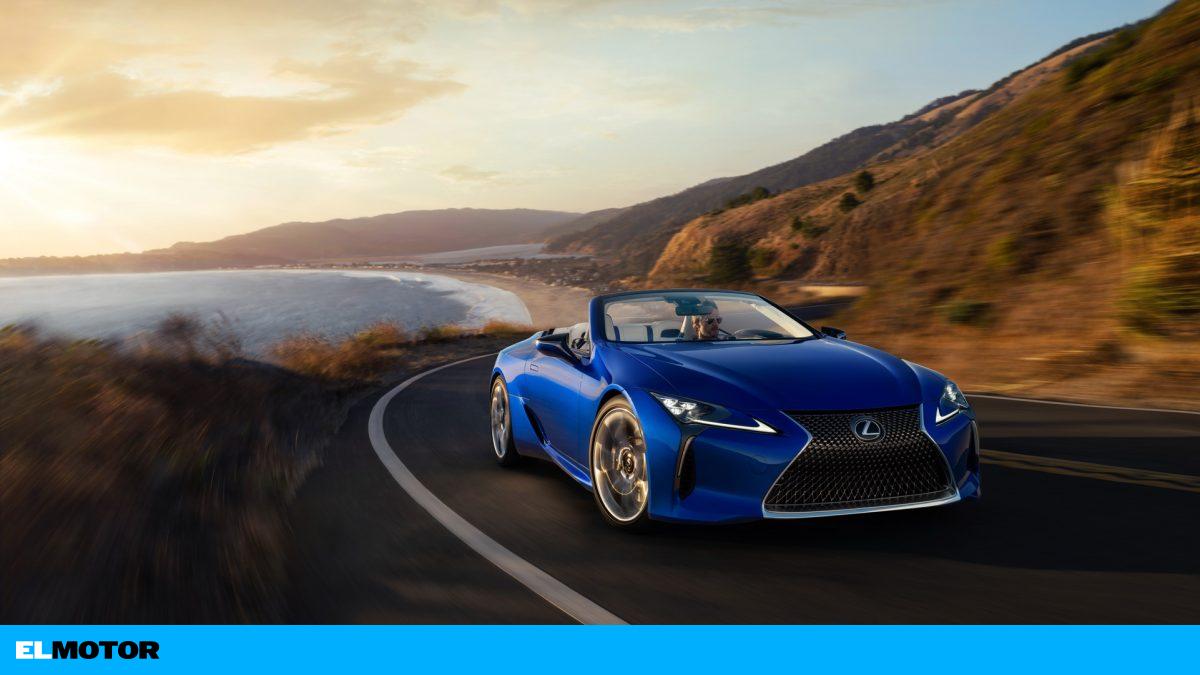 El Lexus LC Convertible transforma el elegante cupé en un descapotable