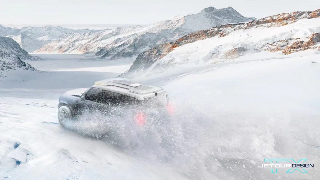 Jetour T-X, la copia china del Land Rover Defender y el Ford Bronco