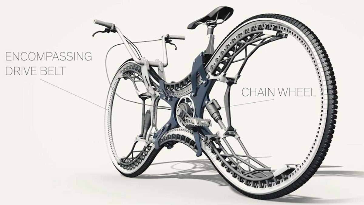 Infinity Concept, la bicicleta con una sola rueda