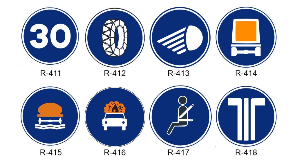 Señales de obligación de tráfico: ¿cómo reconocerlas?