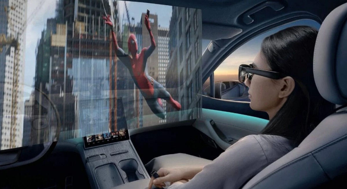 NIO monta un cine 3D virtual dentro de sus coches