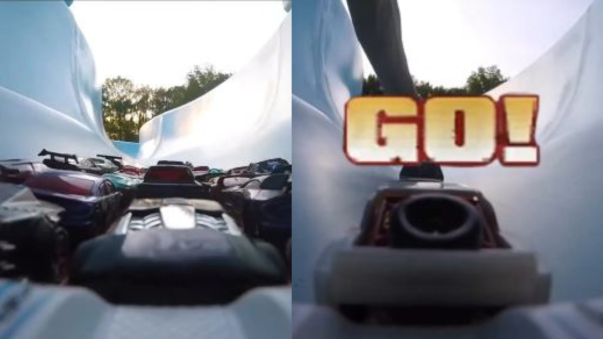 ¿Se pueden juntar 50 Hot Wheels en una carrera?: el vídeo viral que ...