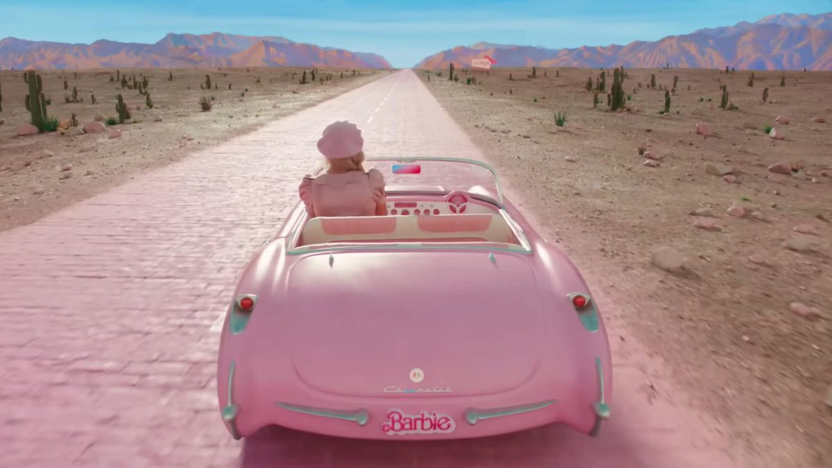 Este es el icónico descapotable que se está aprovechado del éxito de Barbie