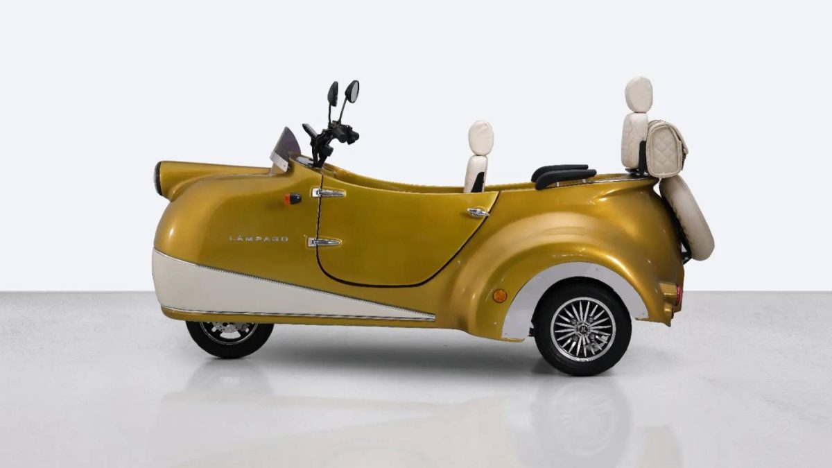 Lámpago Electric Trike: el triciclo más extraño para la movilidad urbana