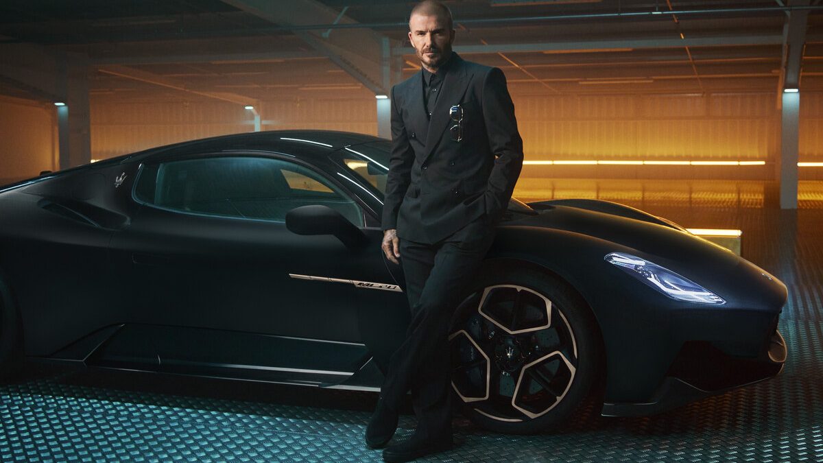 ¿Es este el nuevo coche de David Beckham?