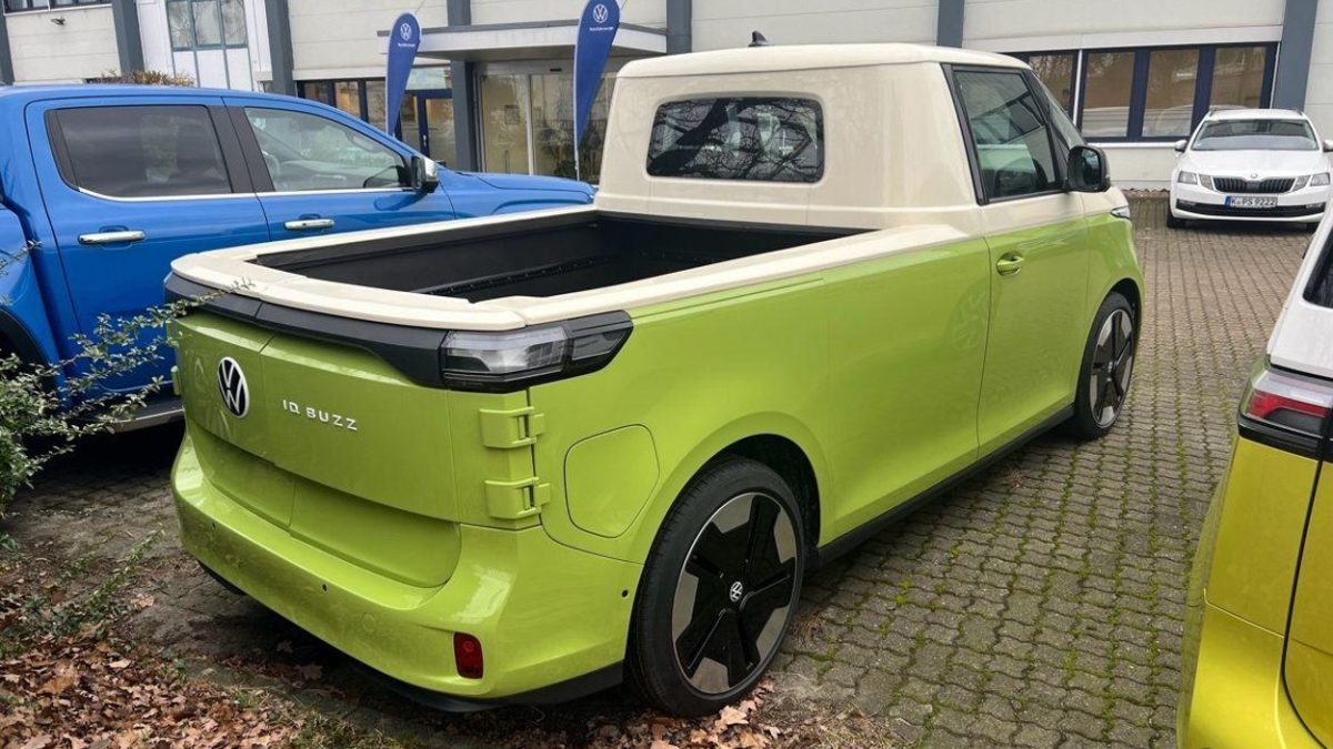 Un Volkswagen ID. Buzz transformado en 'pick-up': uno de los proyectos ...