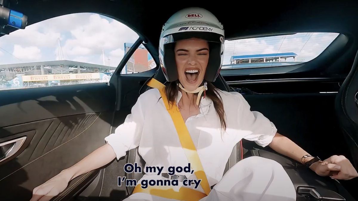 Gritos, miedo y adrenalina: la vuelta rápida de Kendall Jenner y Lewis ...