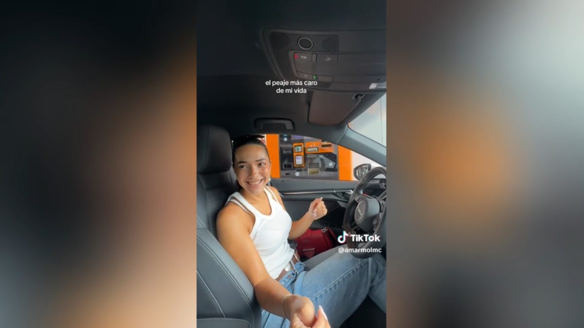 “A ver cuánto va a costar la tontería”: una 'tiktoker' paga el peaje más caro de su vida y ...