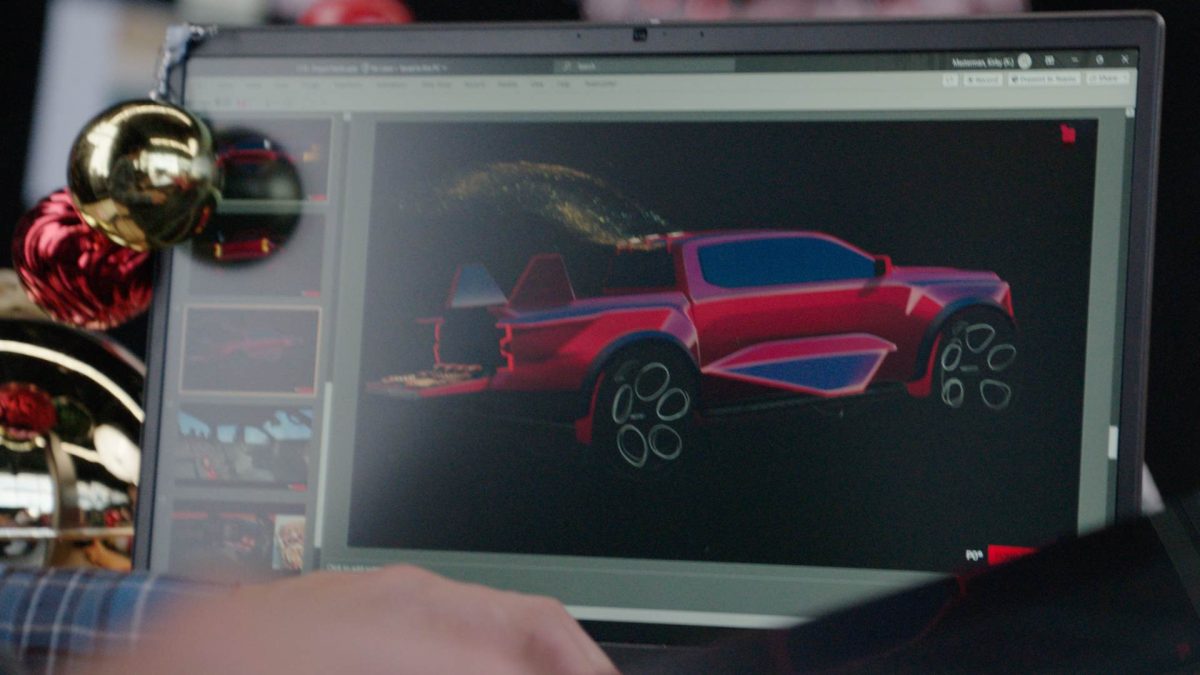 El nuevo trineo de Papá Noel es un Ford Ranger Raptor equipado con cohetes