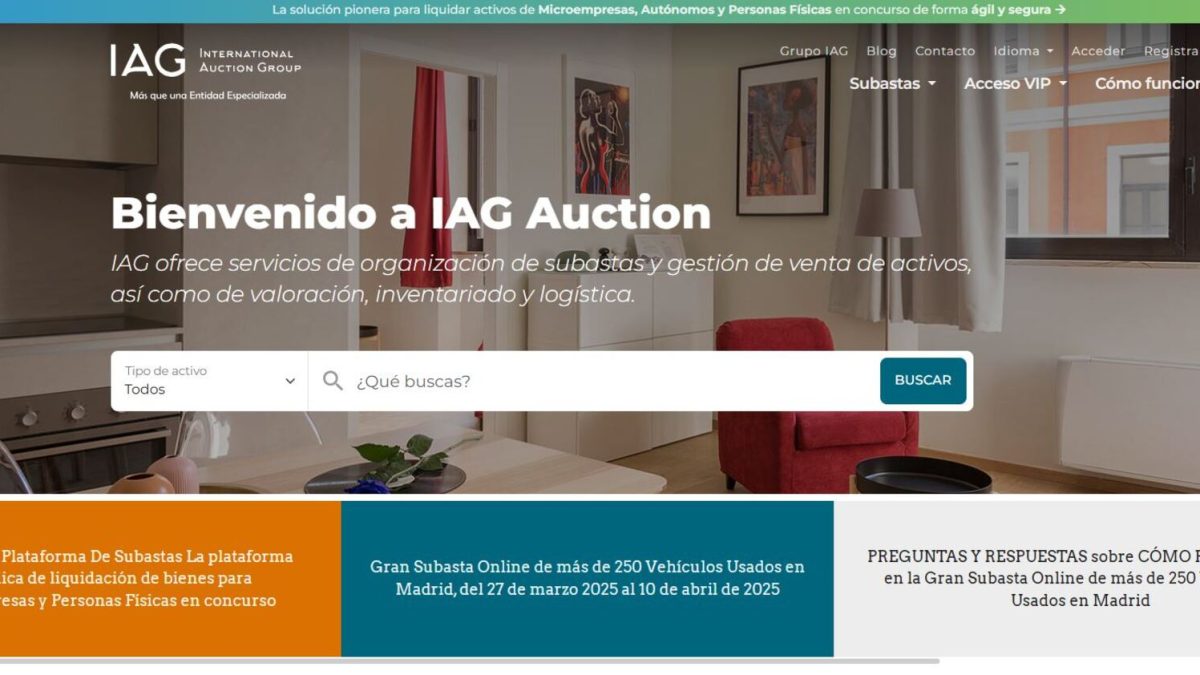 IAG Auction: así es una de las plataformas más interesantes de subastas ...