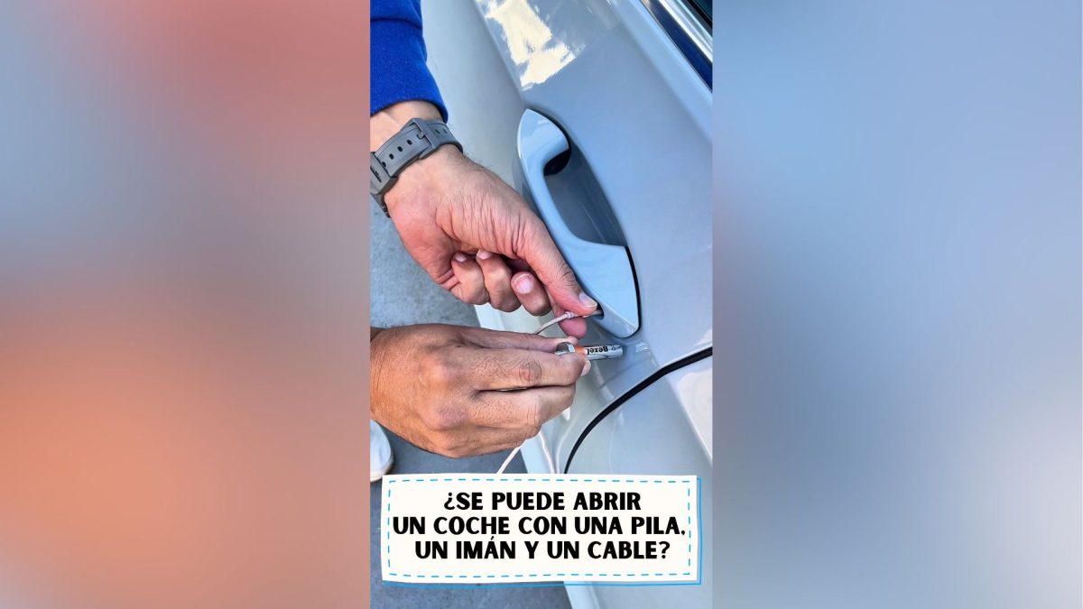 ¿Se puede abrir un coche con un cable, un imán y una pila?: esta prueba ...