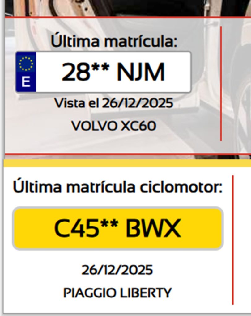 Así está terminando el año: ¿cuál es la última matrícula asignada por ...