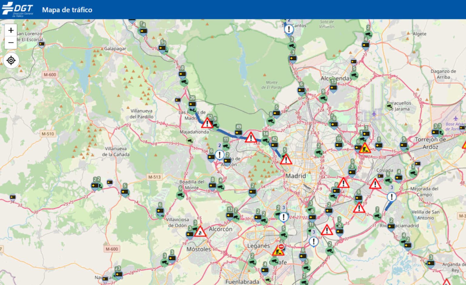 Etraffic o cómo saber si mi coche ya aparece en el mapa oficial de la DGT