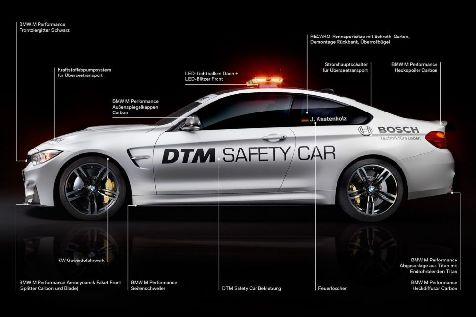 El BMW M4 también será Safety Car del DTM alemán